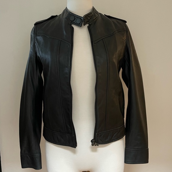 William Rast | Jackets & Coats | Lamb Leather Motorcycle Jacket | Poshmark